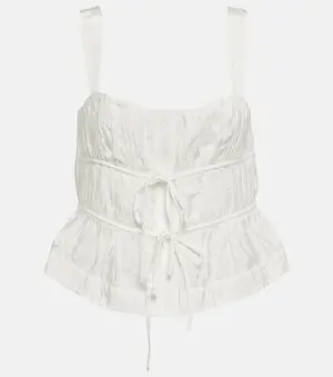 Simkhai Abilene Drawstring Top