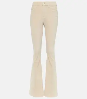 FRAME Le High Flare Velveteen Jeans