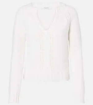Max Mara Cancan Cable-knit Cashmere Sweater