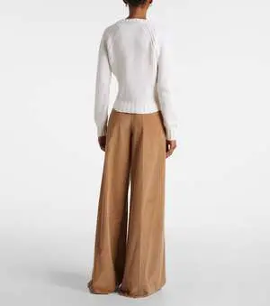 Max Mara Cancan Cable-knit Cashmere Sweater