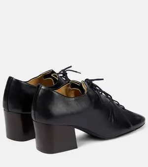 LEMAIRE Souris Derby Leather Pumps - Black