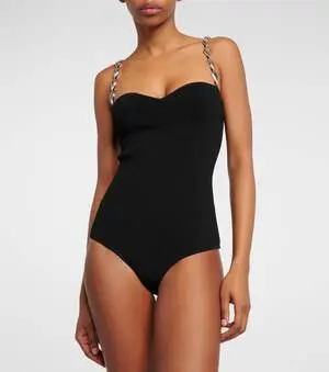 Galvan Crystal Wave Bodysuit