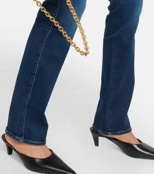 7 For All Mankind Kimmie Mid-rise Straight Jeans
