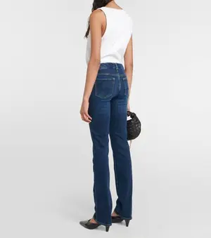 7 For All Mankind Kimmie Mid-rise Straight Jeans
