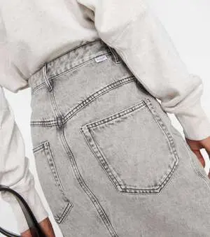 MARANT ETOILE Vandy Denim Midi Skirt