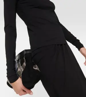 MARANT ETOILE Lou Jersey Turtleneck Top