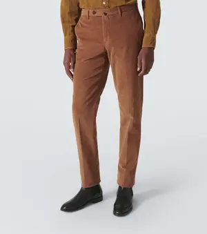 SLOWEAR Incotex Cotton Corduroy Straight Trousers
