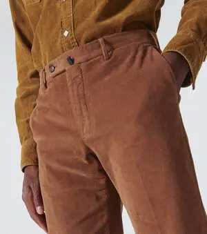 SLOWEAR Incotex Cotton Corduroy Straight Trousers