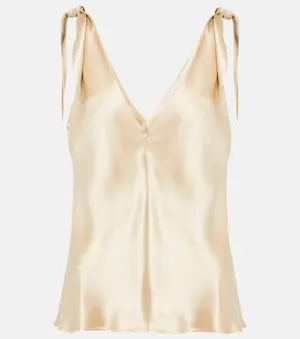 Gabriela Hearst Arrow Silk Top