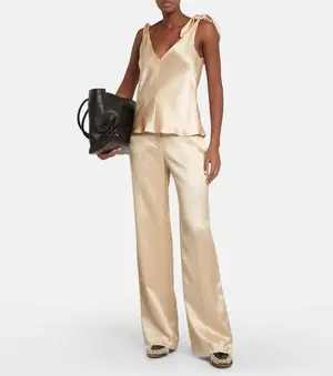 Gabriela Hearst Arrow Silk Top