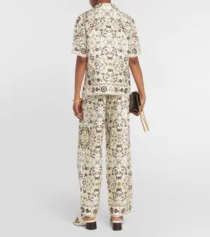 Tory Burch Printed Silk Shirt