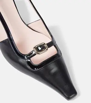 ROGER VIVIER Viv' Canard 55 Slingback Pumps