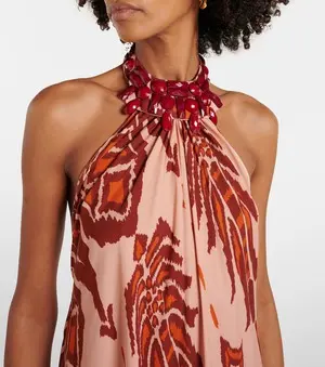 Johanna Ortiz Printed Silk Gown