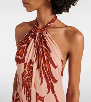 Johanna Ortiz Printed Silk Gown