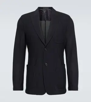 Giorgio Armani Icon Single-breasted Blazer - Black