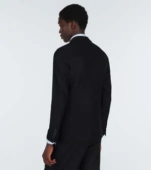 Giorgio Armani Icon Single-breasted Blazer - Black