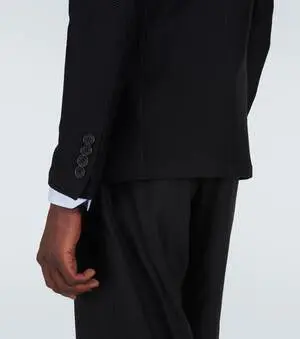 Giorgio Armani Icon Single-breasted Blazer - Black