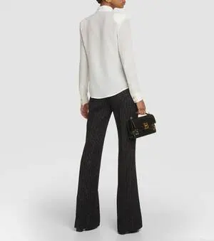Balmain Crepe De Chine Shirt - White