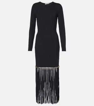 Simkhai Sharron Fringed Midi Dress