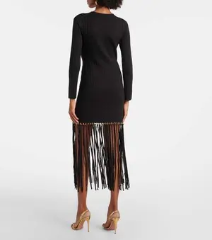 Simkhai Sharron Fringed Midi Dress