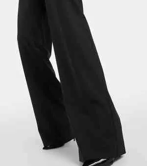 Dolce & Gabbana Wool-blend Wide-leg Trousers