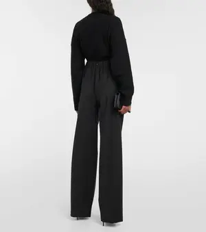 Dolce & Gabbana Wool-blend Wide-leg Trousers