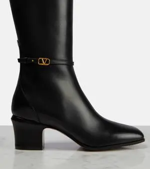 Valentino Garavani Leather Knee-high Boots