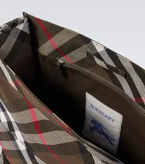 Burberry Medium Check Tote Bag