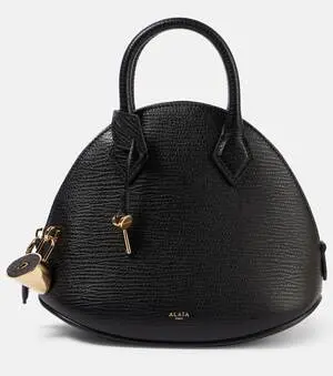 Alaïa Dome 25 Leather Tote - Black