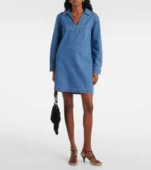 Veronica Beard Wasta Denim Mini Dress