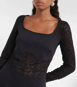 Wolford X Simkhai Intricate Pattern Minidress