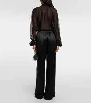 Dolce & Gabbana High-rise Wide-leg Pants