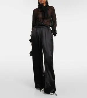 Dolce & Gabbana High-rise Wide-leg Pants