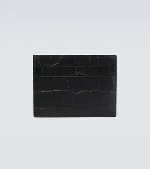 Balenciaga Cash Cardholder With Logo - Black