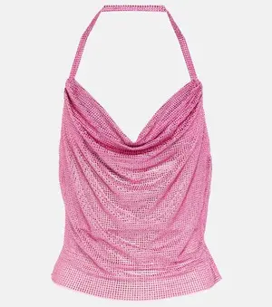 Giuseppe Di Morabito Embellished Cowl-neck Top