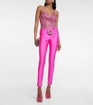 Giuseppe Di Morabito Embellished Cowl-neck Top