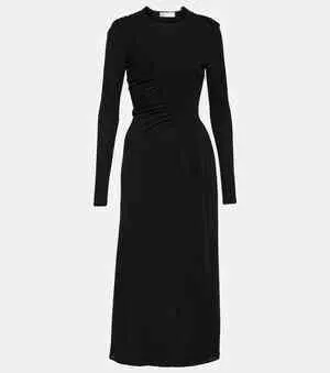 Tory Burch Ruched Midi Dress