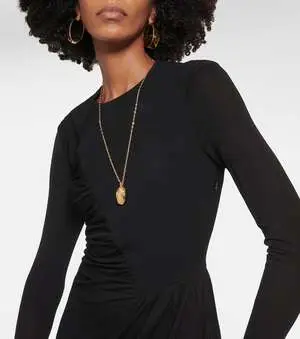 Tory Burch Ruched Midi Dress