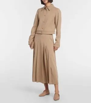 Gabriela Hearst Lola Leather Ballet Flats - Brown