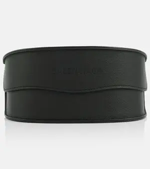 Balenciaga Side Xpander Oval Sunglasses