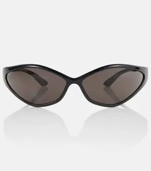 Balenciaga Oval Sunglasses - Black