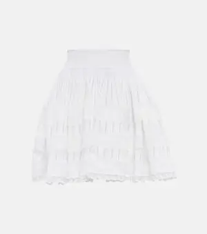 Alaïa Crinoline Pleated Miniskirt