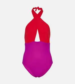 KARLA COLLETTO Mabel Color Blocked One Piece Swimsuit - Multicoloured