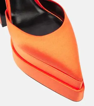 Versace Aevitas Pointy Platform Pumps