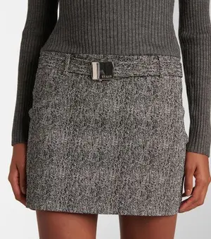 Staud Platt Belted Minidress