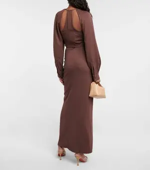 Christopher Esber Ruched Crop Top
