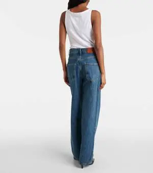 Wardrobe.NYC High-rise Straight Jeans