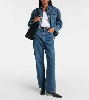 Wardrobe.NYC High-rise Straight Jeans