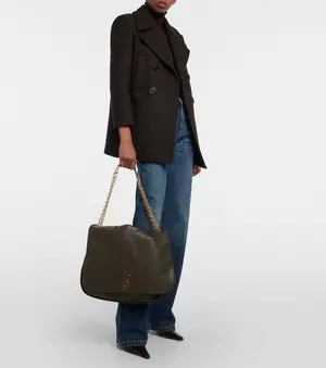 Saint Laurent Jamie 4.3 Leather Shoulder Bag - Brown