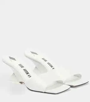 Attico Cheope Leather Mules